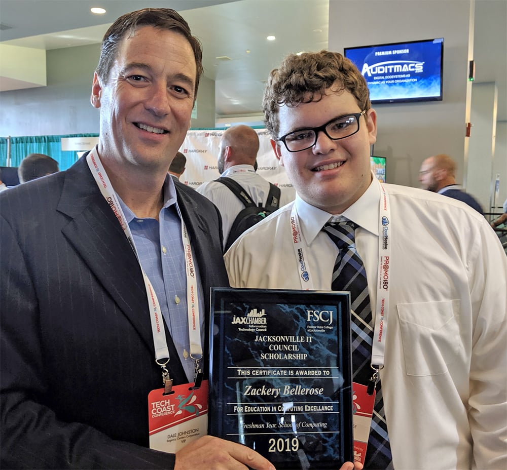 Dale Johnston Presents IT Scholarship to Local Student at Jacksonville ...