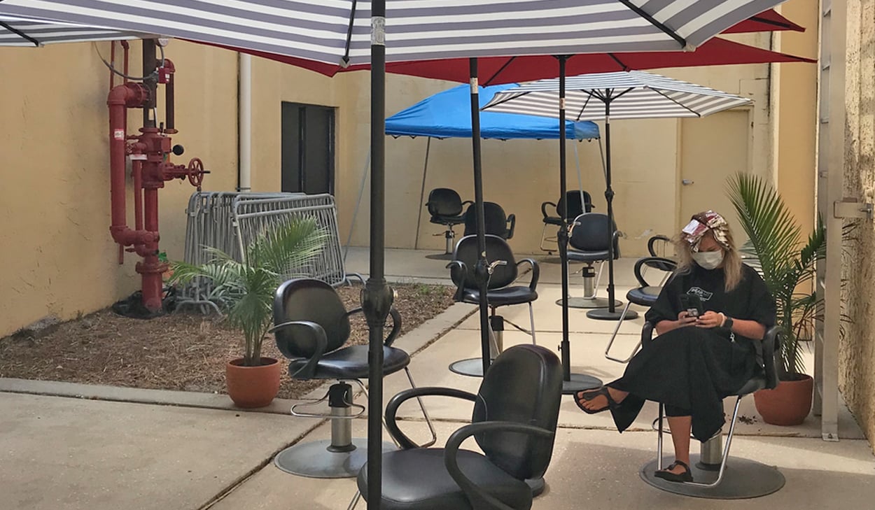 Village Center's Shear Art Salon & Spa Sets Socially Distant Standard